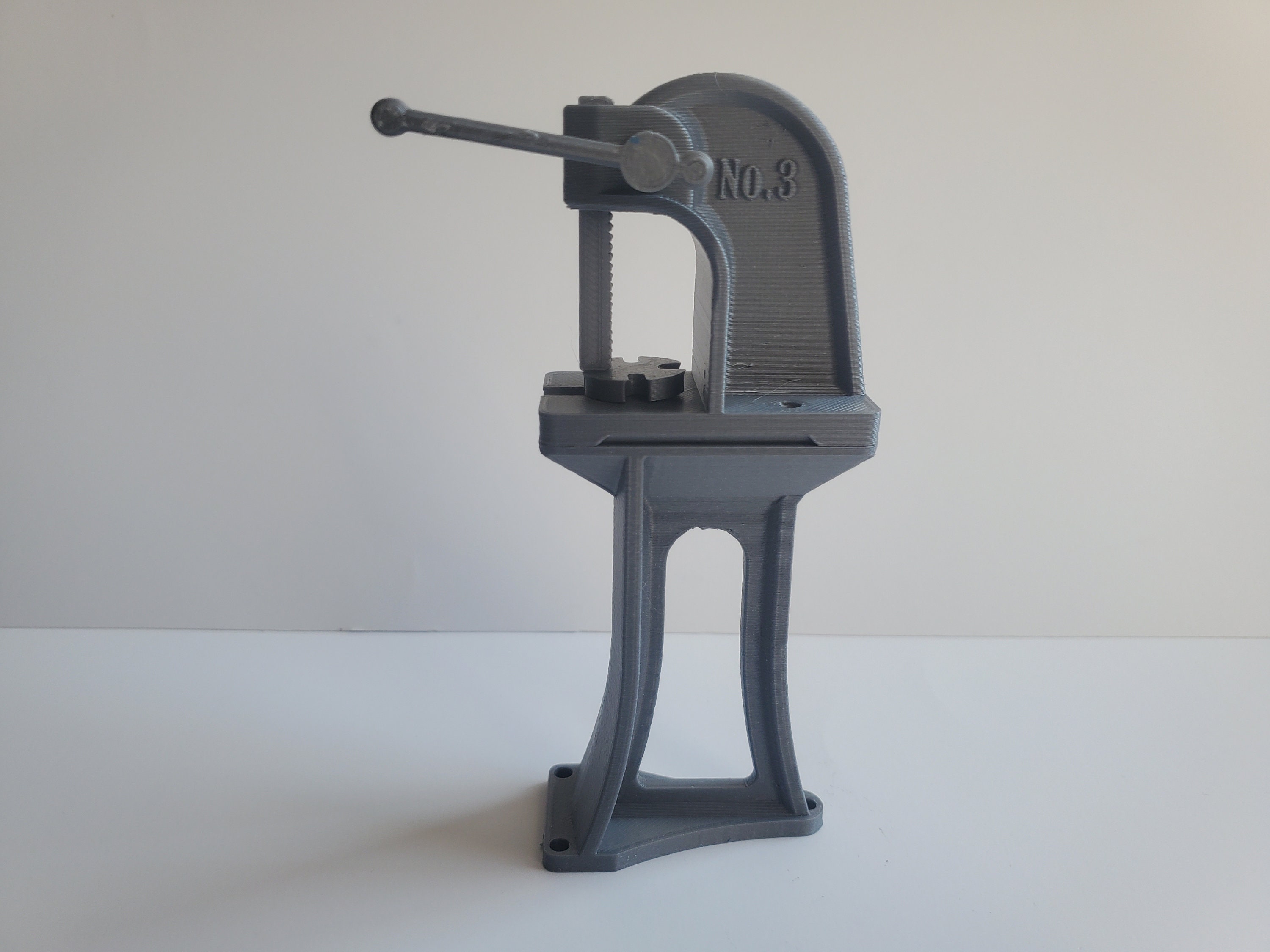 No.3 Arbor Press Stand Garage Machine Metal Shop Display 1/10 Scale ...