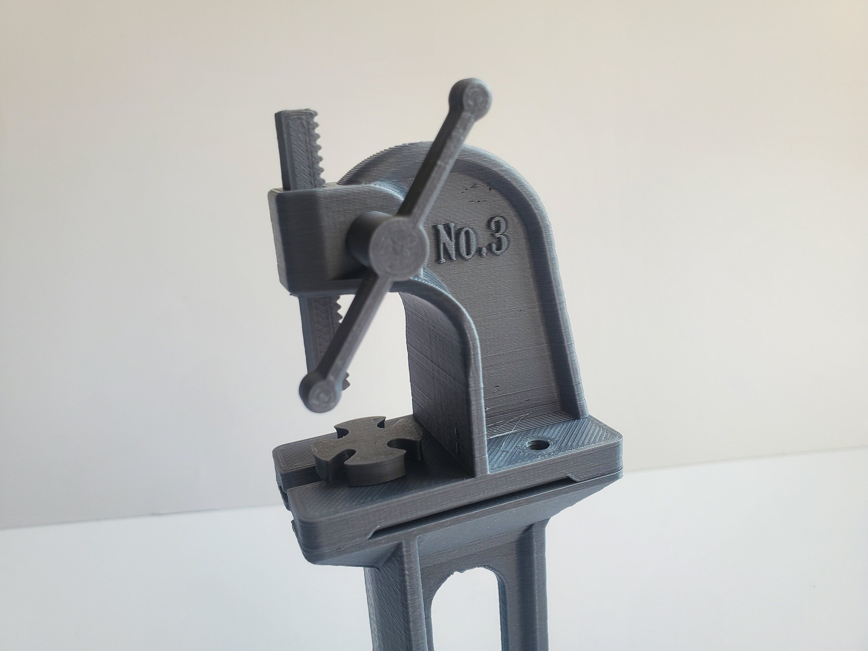 No.3 Arbor Press Stand Garage Machine Metal Shop Display 1/10 Scale ...