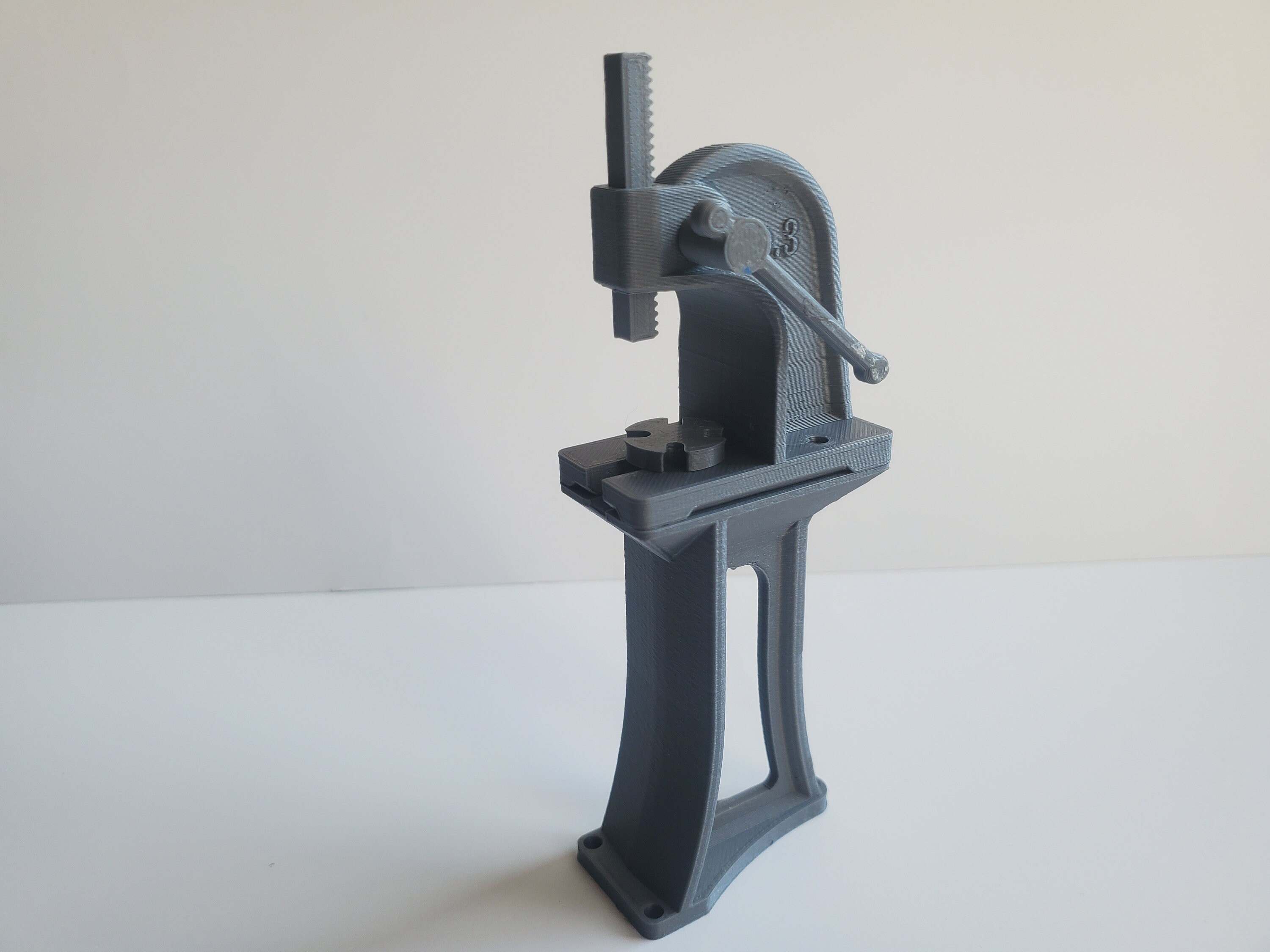 No.3 Arbor Press Stand Garage Machine Metal Shop Display 1/10 Scale ...