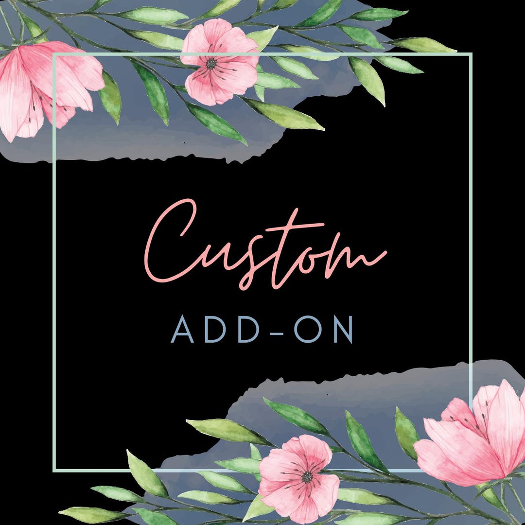 Design Add-on - Etsy