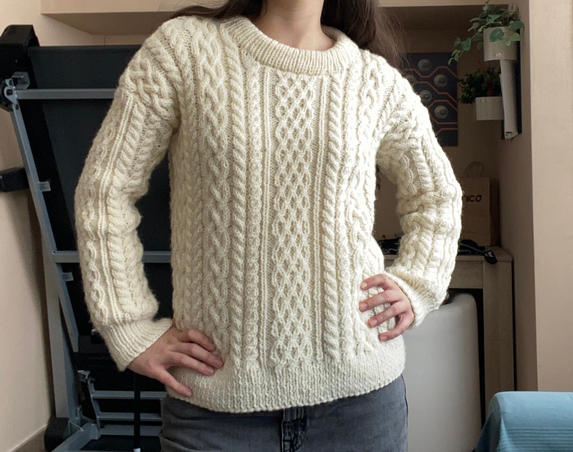 Knives Out Fisherman Sweater pattern - Etsy