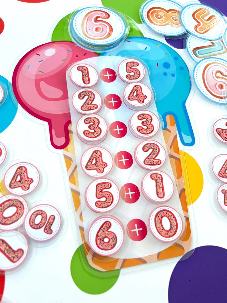 Preschool Math Activities, Homeschool, Math Learning Binder, Kindergarten, Math Worksheet ...