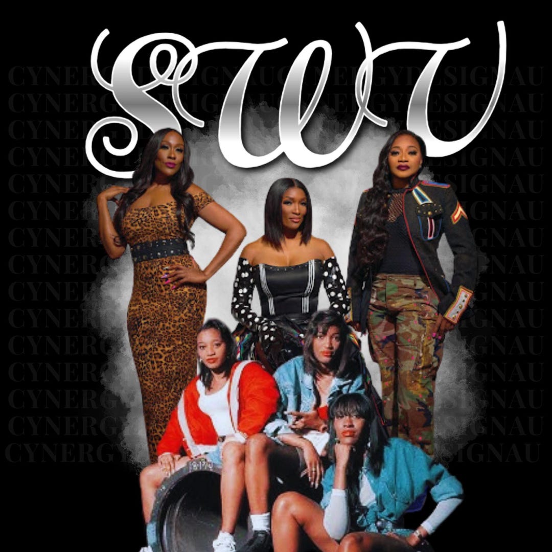 SWV Png Design, SWV Rnb Juicy Fest World Tour 2025 Png, Sisters With ...