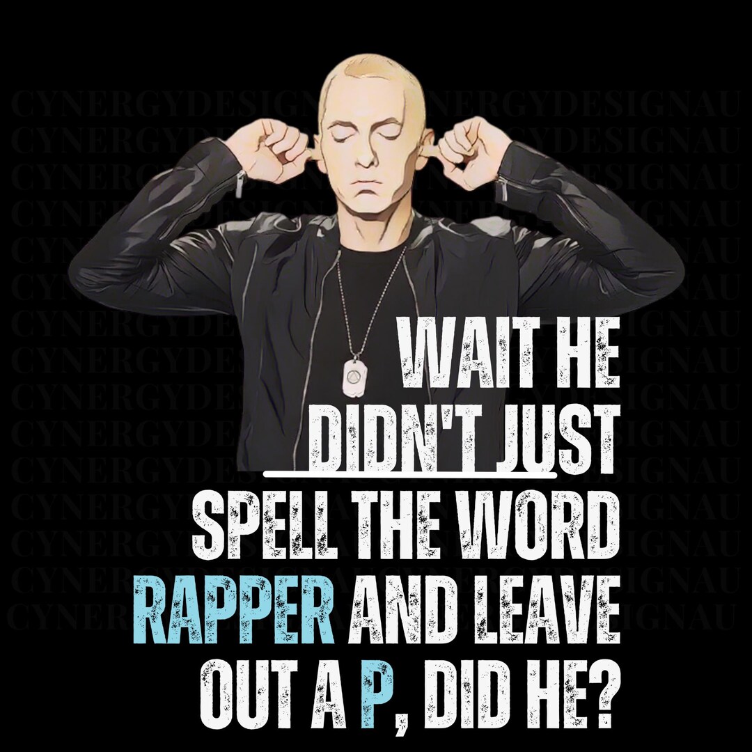 Eminem PNG Design, Eminem Rapper RNB Png, Eminem Music Lyrics Print ...