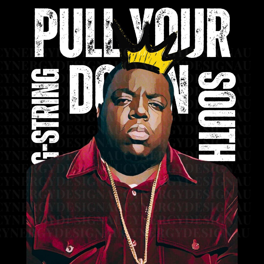 Biggie PNG Design, Biggie Smalls Concert Merch Png, Biggie Music ...