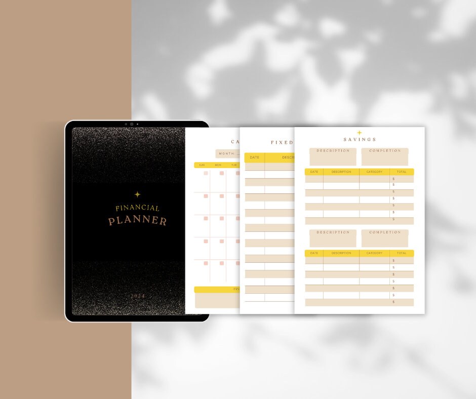Minimalist Easy to Use Digital Printable PDF Financial Budget Smart ...