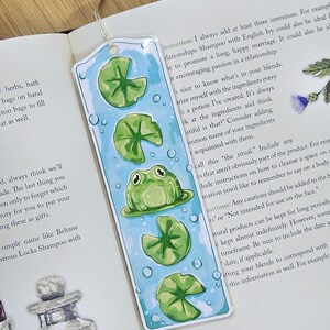 Frog Bookmark | Cute Bookmark | Book Lovers | Handmade | Reading ...