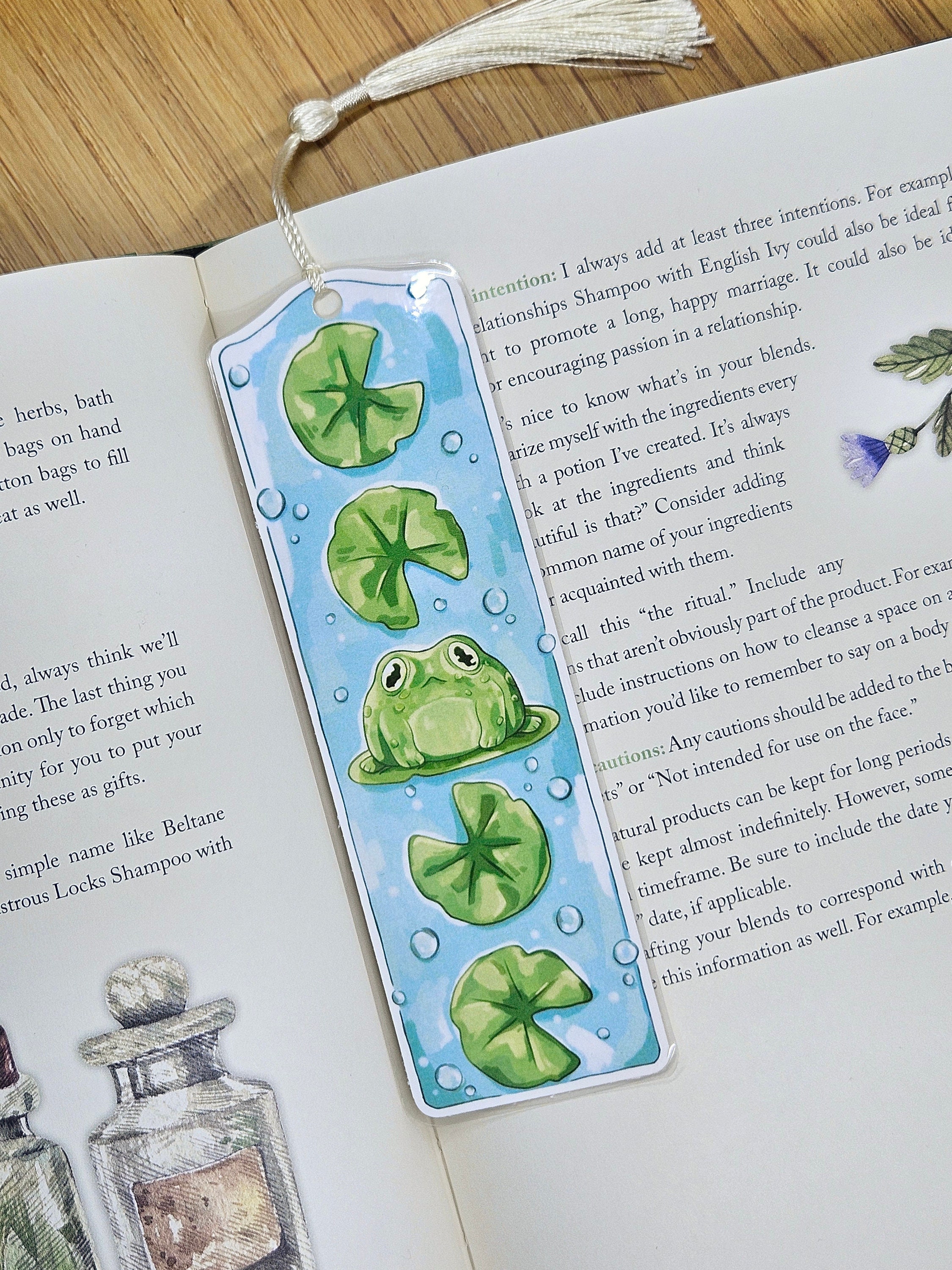 Frog Bookmark | Cute Bookmark | Book Lovers | Handmade | Reading ...