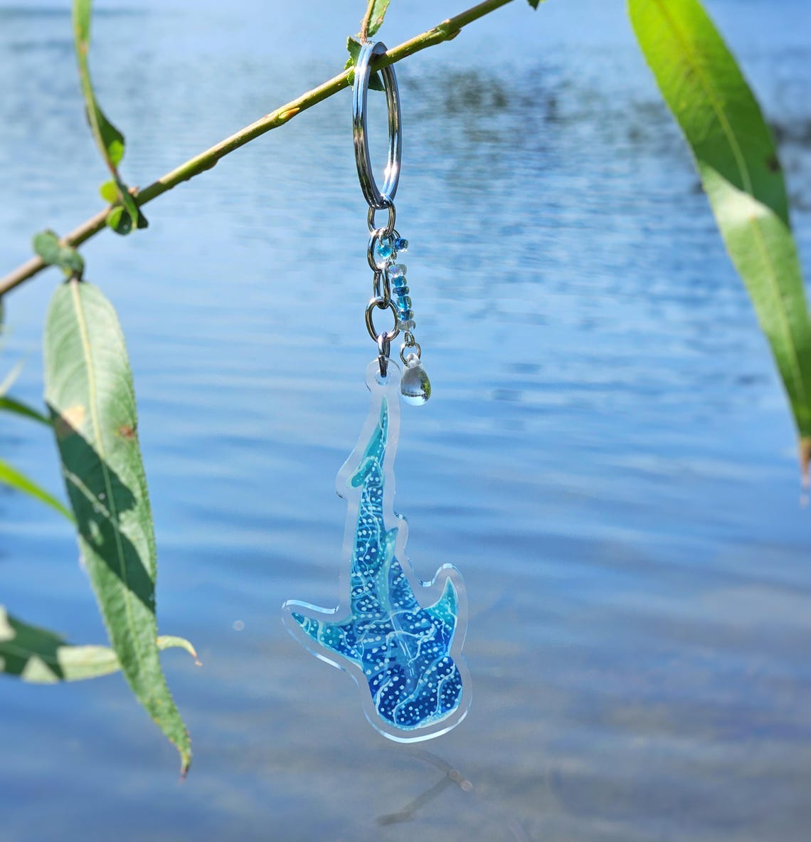 Whale Shark Keychain - 3" | Acrylic Keychain | Acrylic Charm | Double ...