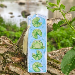Frog Bookmark | Cute Bookmark | Book Lovers | Handmade | Reading ...