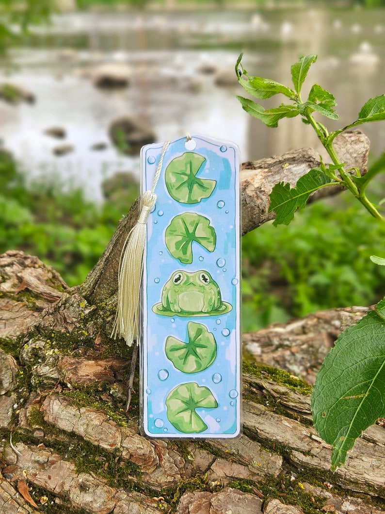 Frog Bookmark | Cute Bookmark | Book Lovers | Handmade | Reading ...