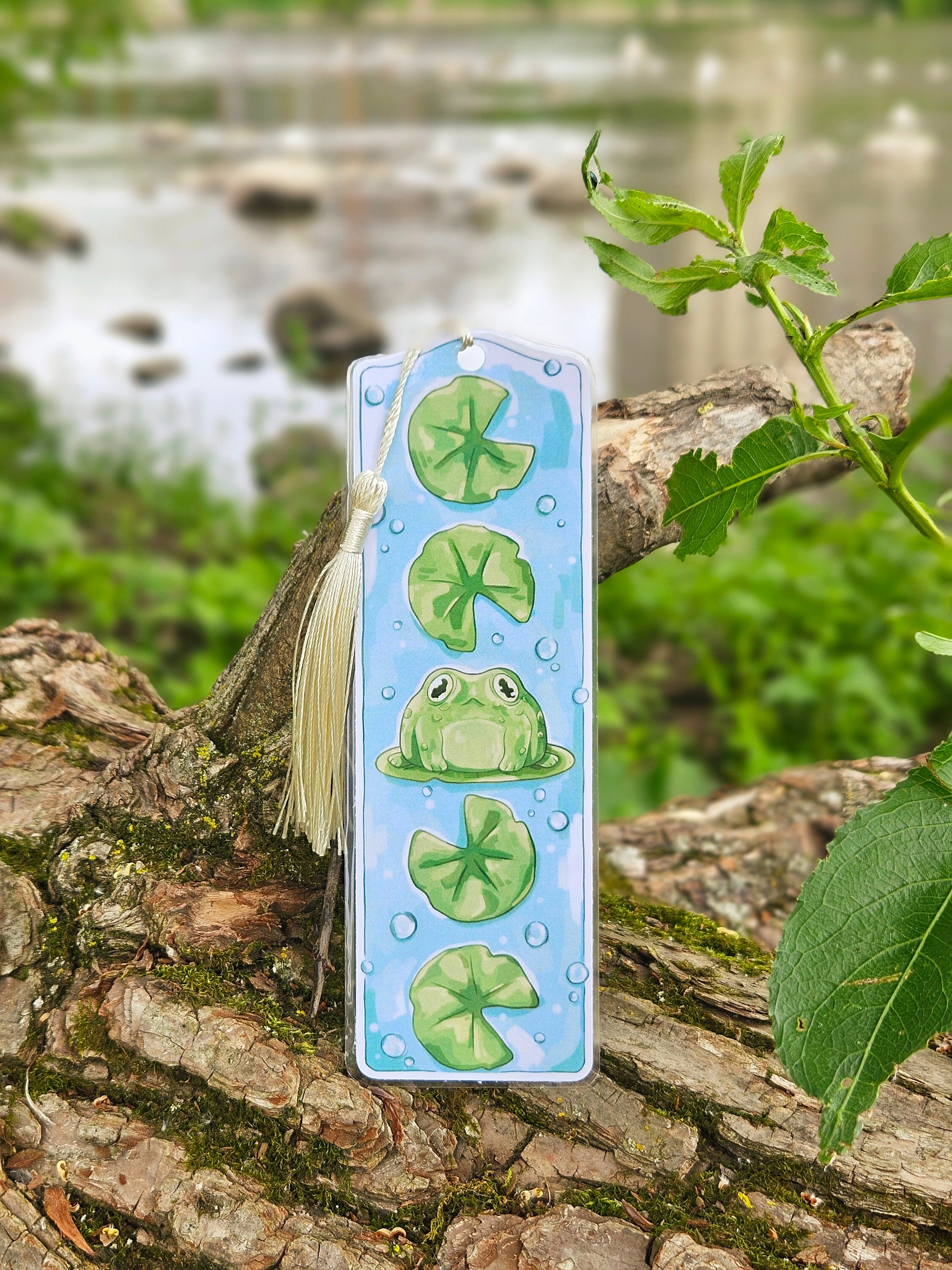 Frog Bookmark | Cute Bookmark | Book Lovers | Handmade | Reading ...