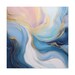Unique Blue and Gold Fluidity Hand Painted Canvas Painting - Etsy