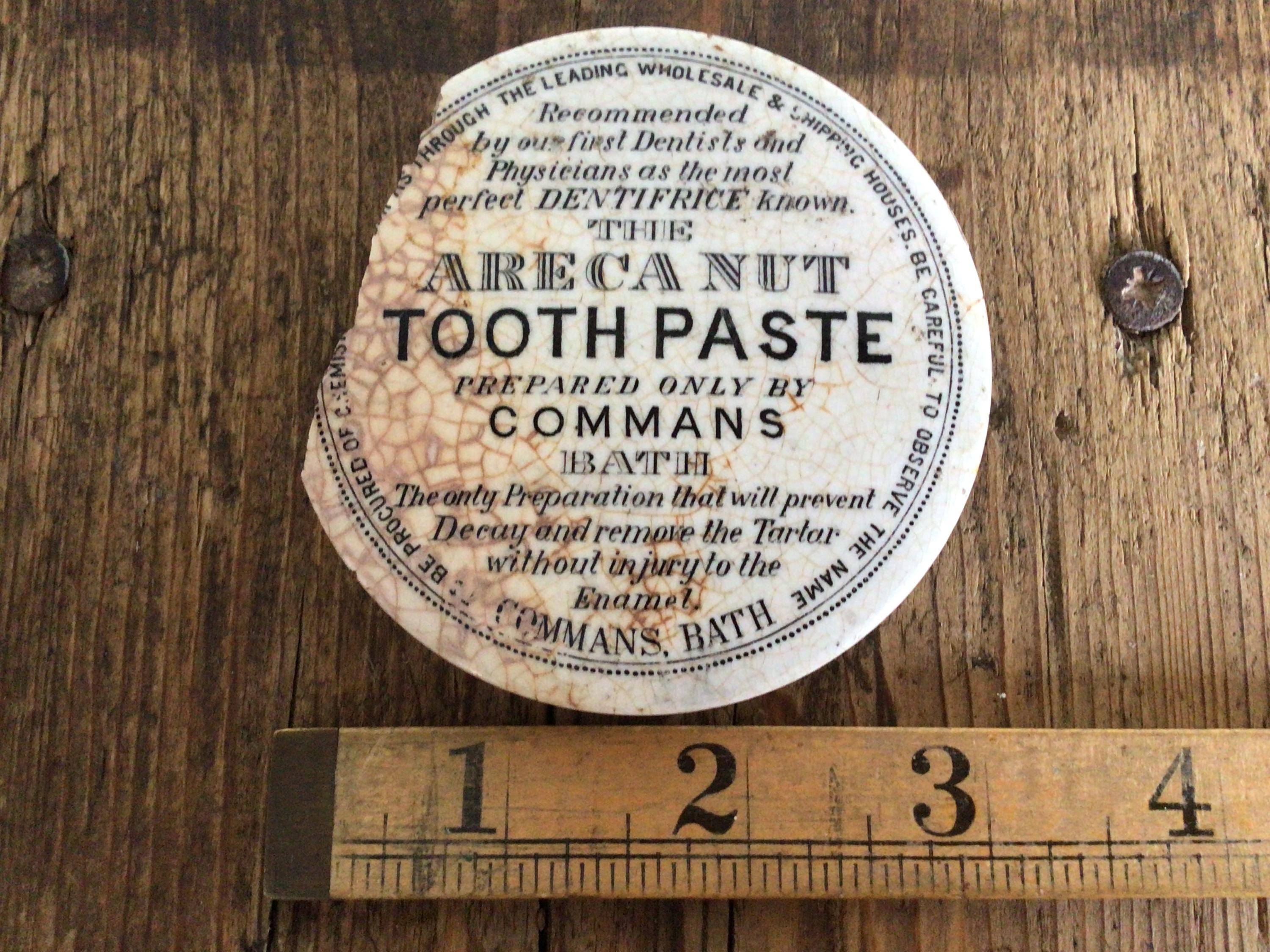 Antique Ironstone Toothpaste Pot Lidstooth Pasteareca Tooth Pastethree ...