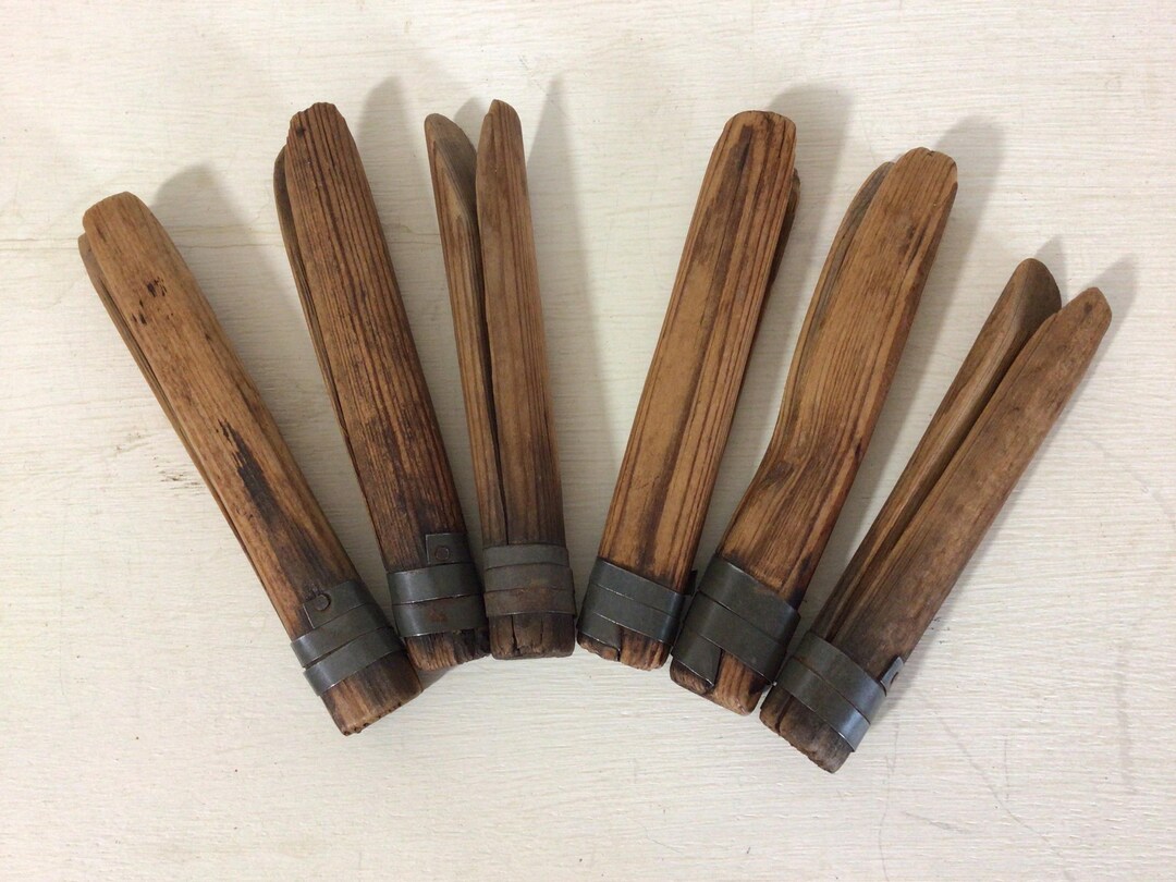 Vintage Gypsy Pegshandmade Laundry Pegssix Romany Gypsy Pegs - Etsy