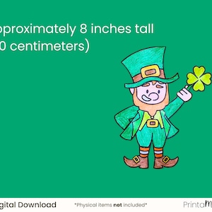 St. Patricks Day Printable, Build a Leprechaun Activity Sheet for Kids ...