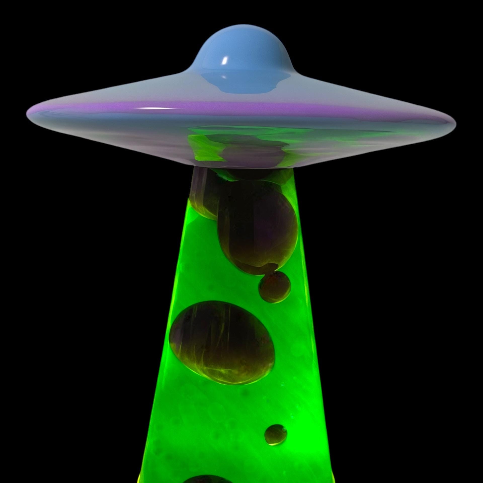Close Encounter UFO Cap – Unicorn Edition for Lava Lamps (lamp Not Included) - Etsy