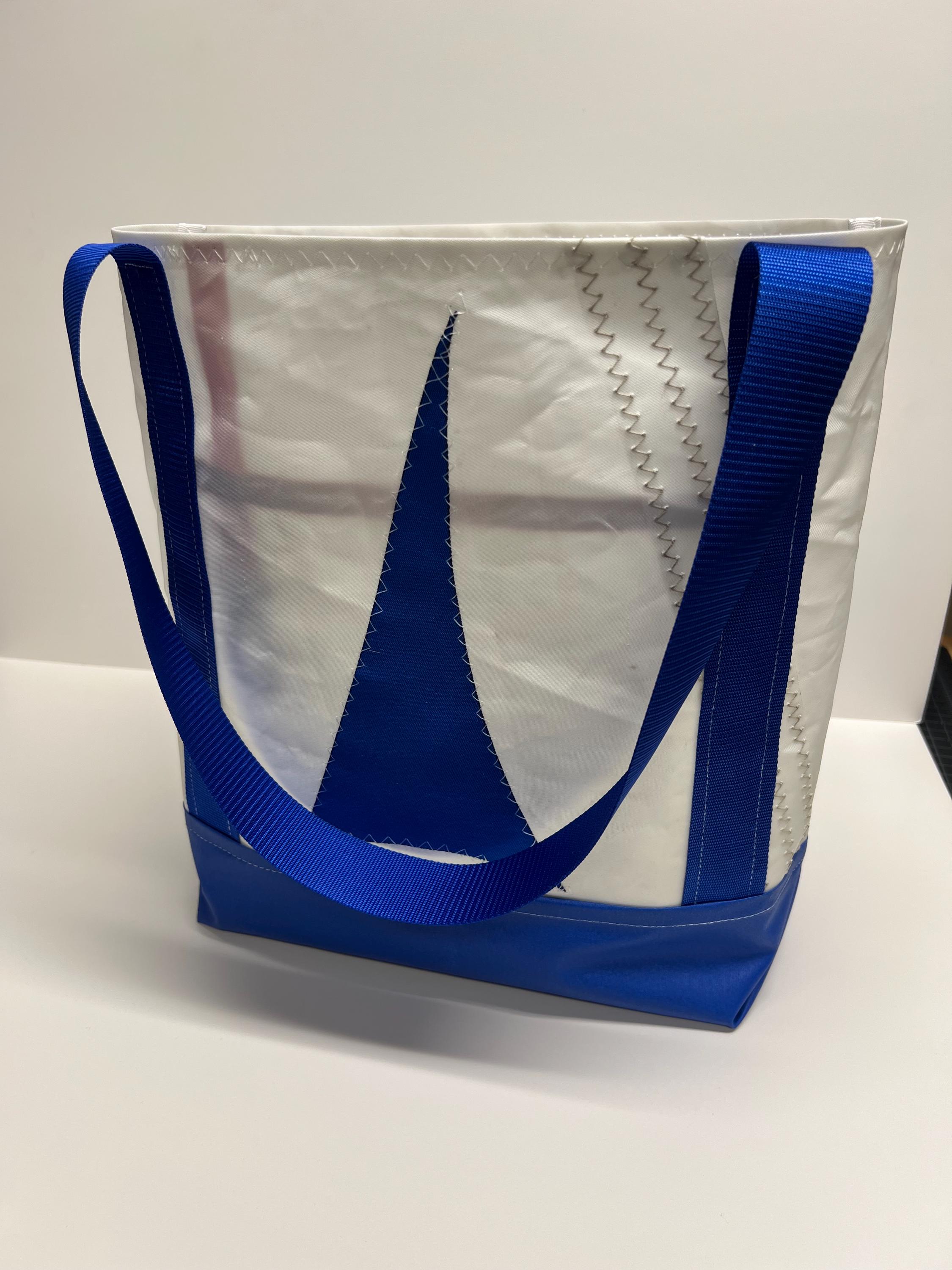 Upcycled Sail Tote - Recycled Sailcloth Marine Canvas Bag. Elevate Your ...
