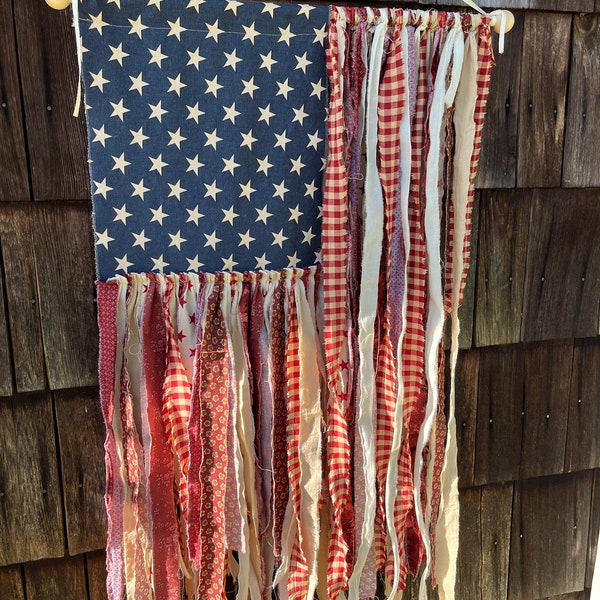Patriotic Rag Balls - Etsy