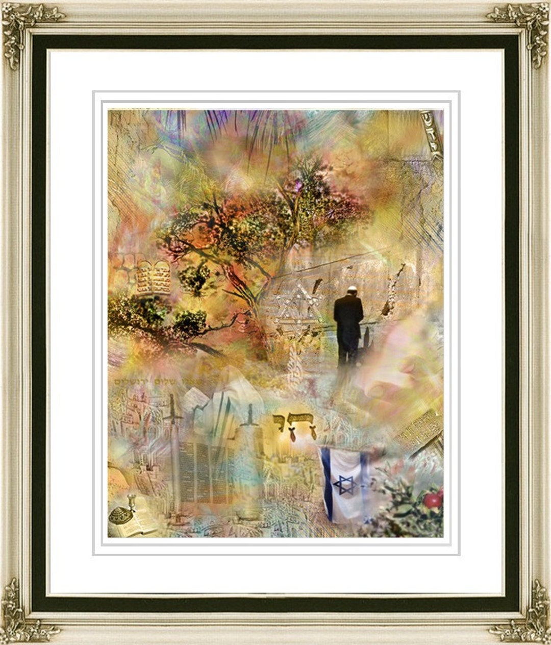 Artwork of Israel - Artistic Collage - Etsy