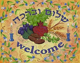 Lighting Shabbat Candles Shabbos Print Wall Art Decor Judaica | Etsy