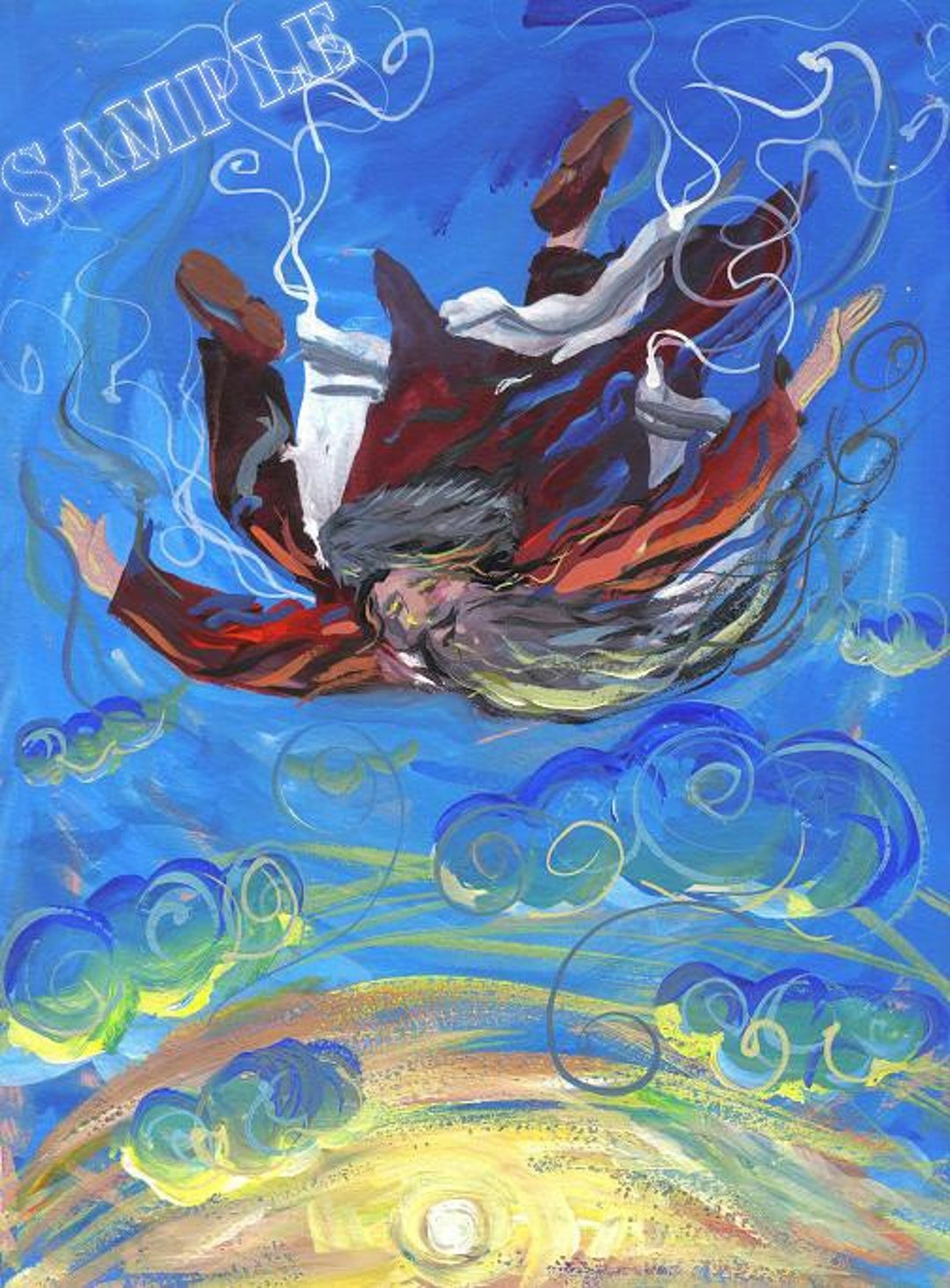 Chassid in Meditation Print Wall Art Decor Judaica - Etsy