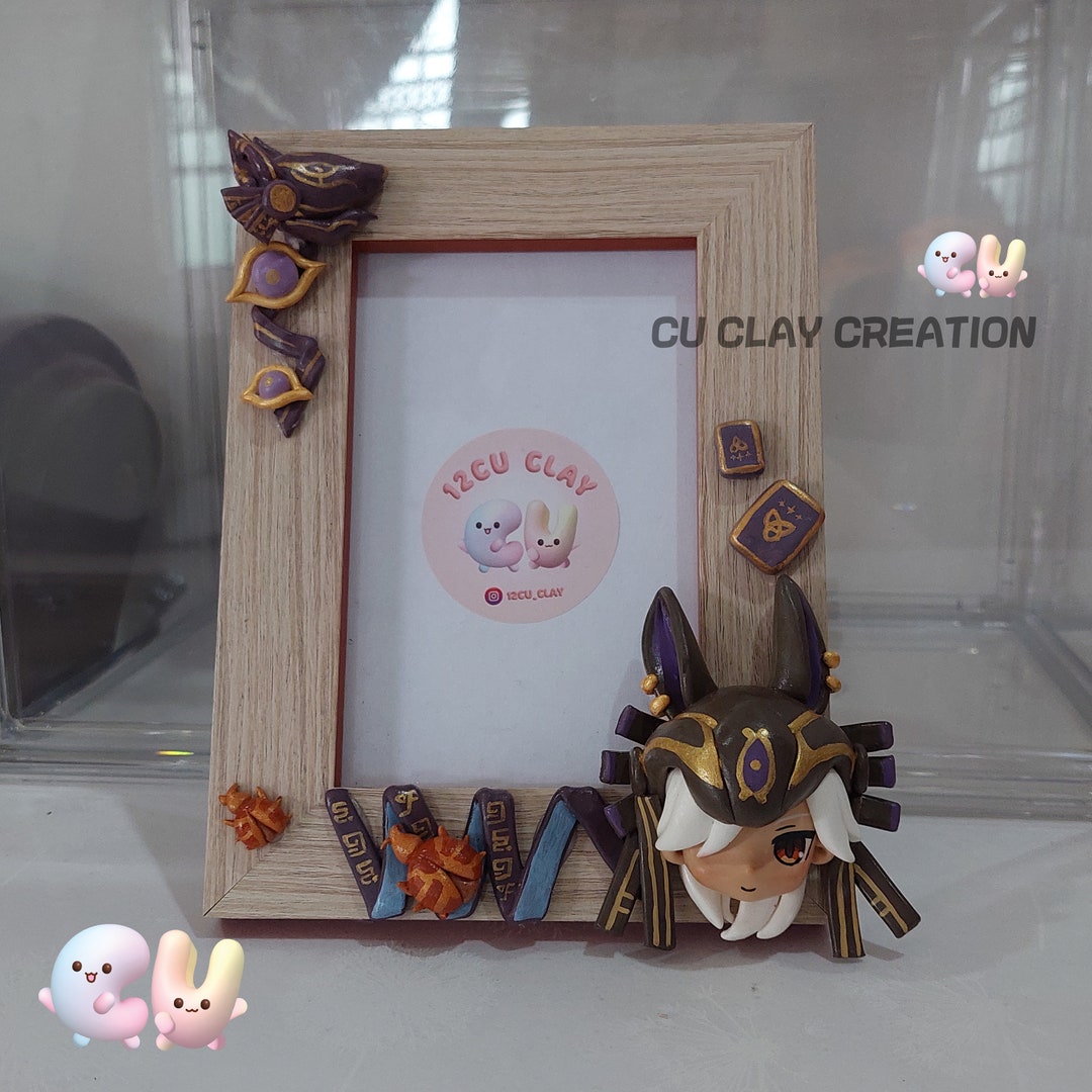 Genshin Impact Character Customize Photo Frame Clay Tighnari Cyno ...