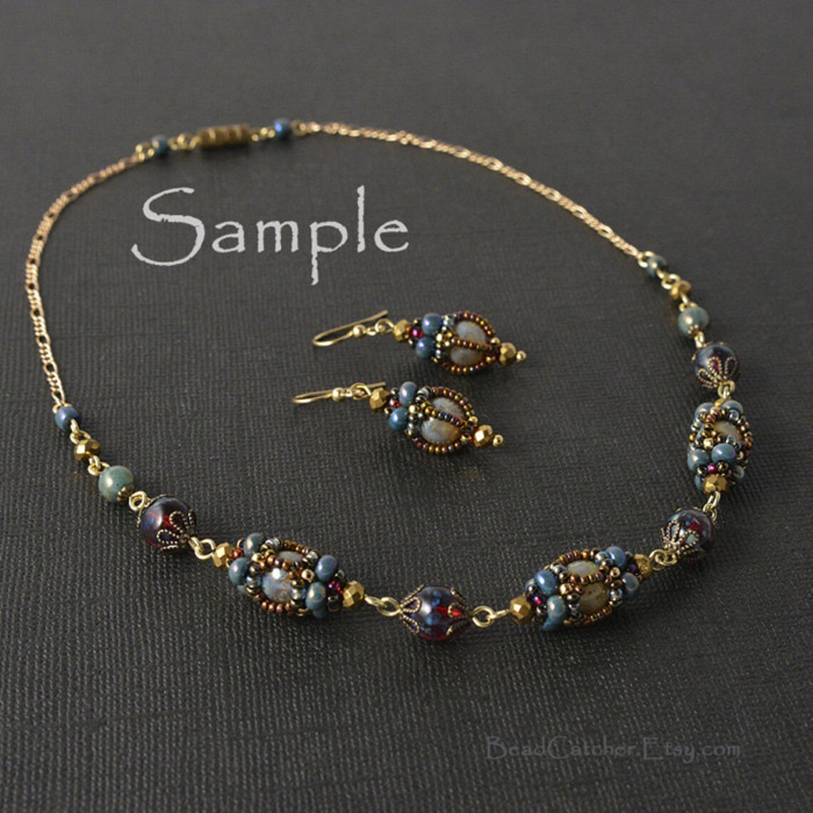 TUTORIAL for Beadwoven Victorian Bead - Etsy