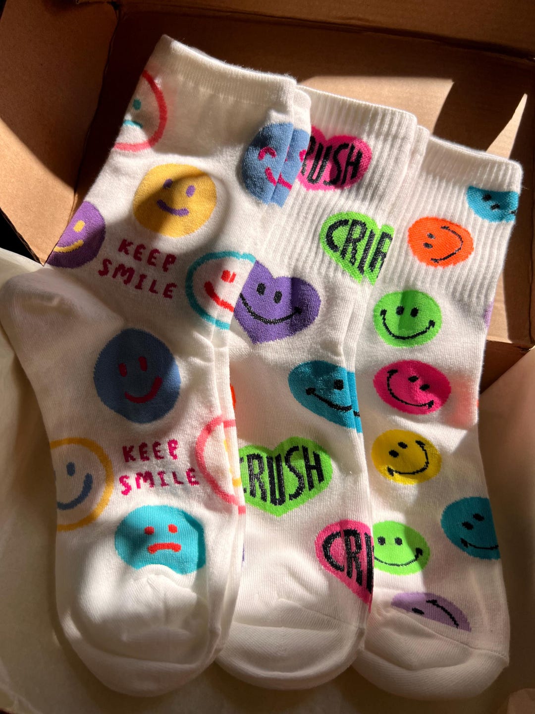 Smiley Face Socks, Smile Socks, Funny Happy Face, Yellow Smiley Face ...