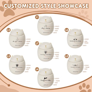 Engraved Pet Urns With Names and Dates，personalized Cremation Urns for ...