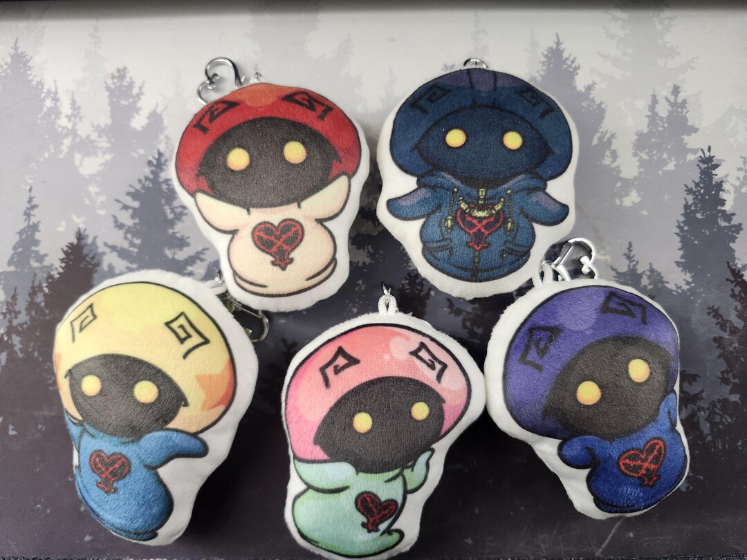 Kingdom Hearts - Mushroom Heartless Plush Charms - Etsy