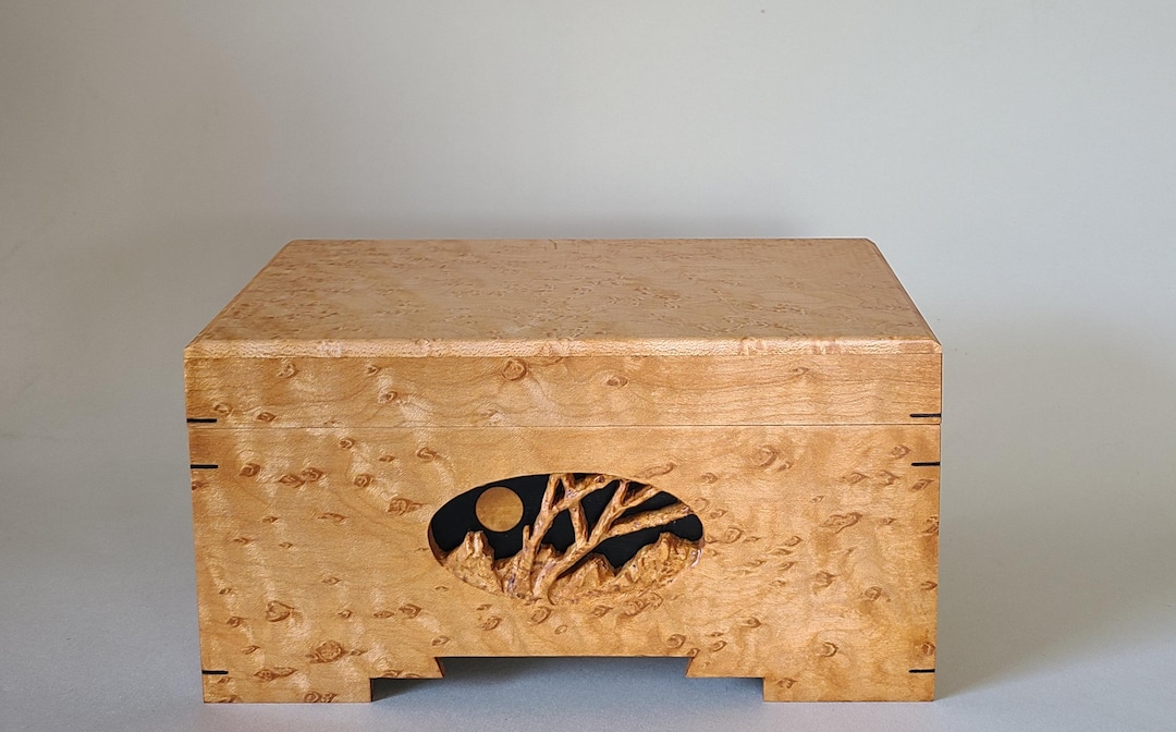 Box, Birds Eye Maple, - Etsy