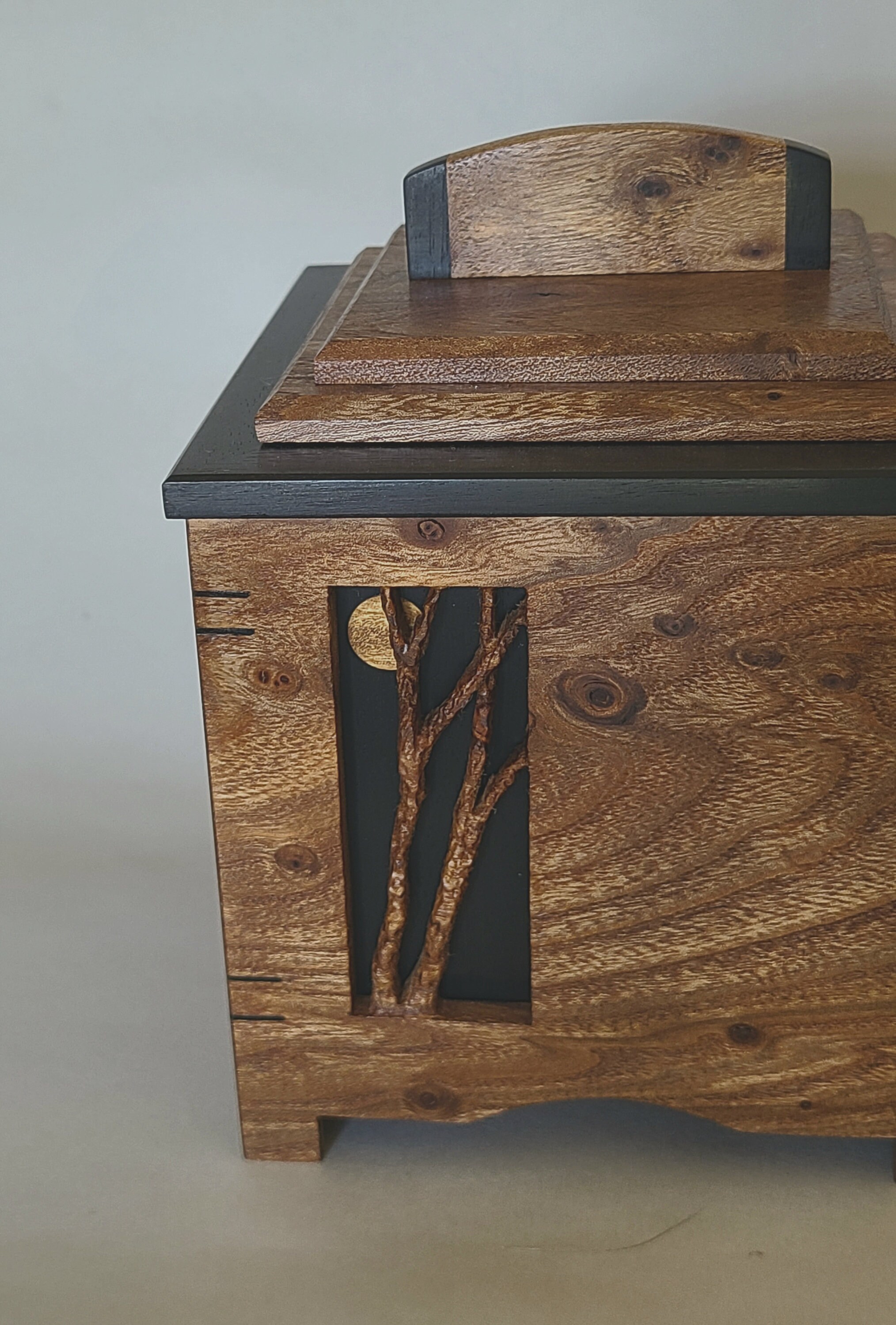 Burly English Elm Box Handmade by Sewelson - Etsy