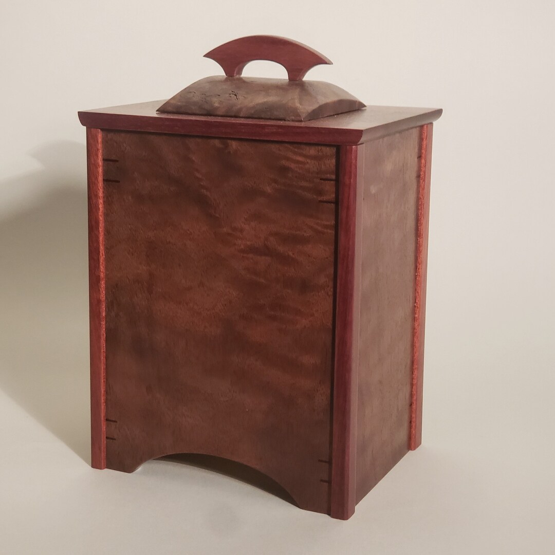 Decorative Box Quilted Walnut Walnut Burl & Brazilian Bloodwood by ...