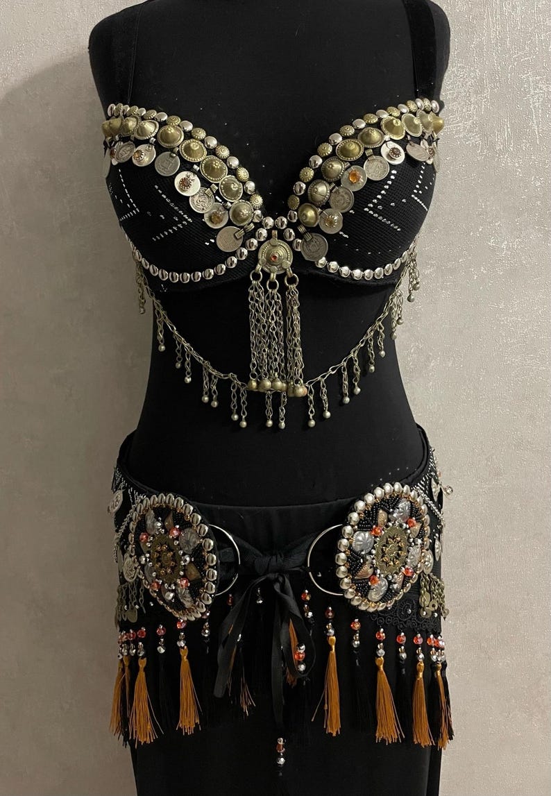 Egyptian Assuit Bra, Ready-to-wear, Criss Cross Back With O Rings ...