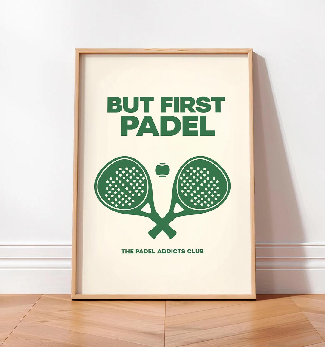 Minimalist Padel Tennis Print: Sports Wall Art, Padel Lovers Decor - Etsy