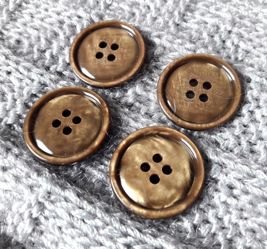 Classic Bronze Colored Buttons, 16mm 5/8 Inch, 22mm 7/8 Inch, Mid ...