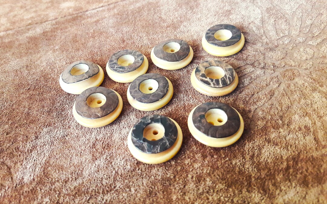 Faux Staghorn Tagua Buttons, Set of 10, 18mm 3/4 Inch, Men's Shirt or ...