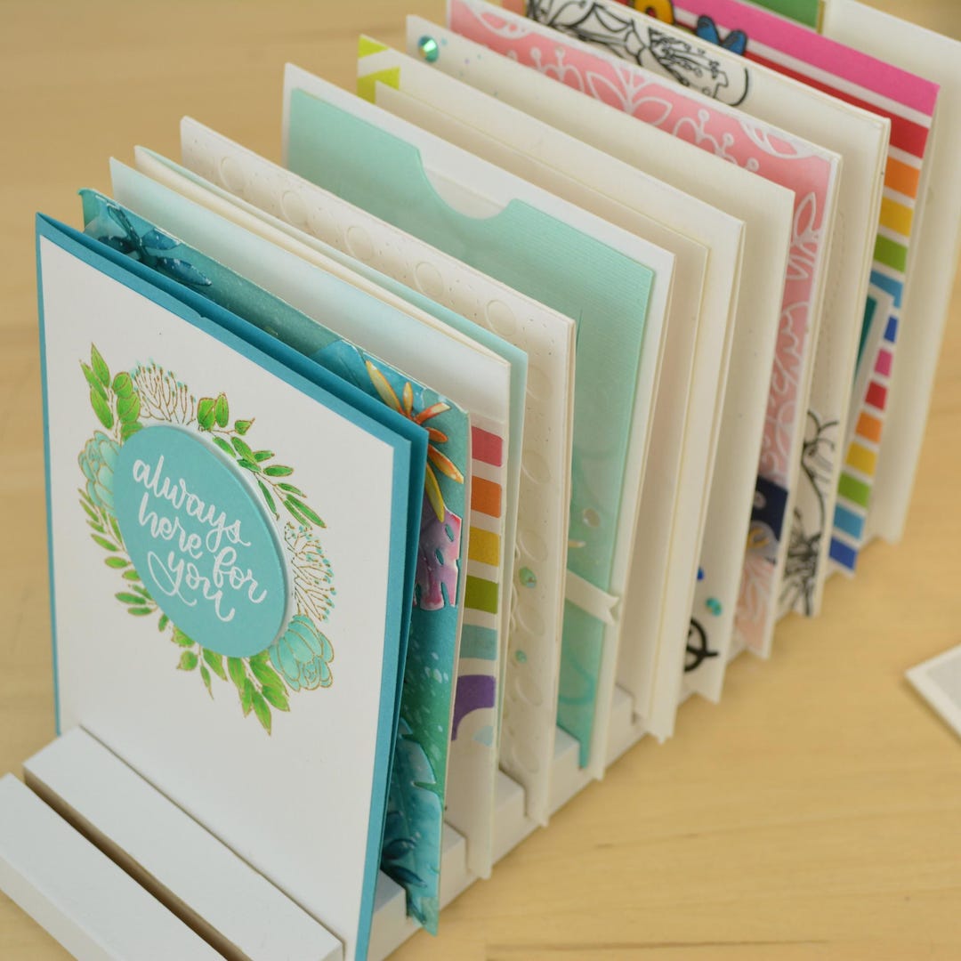 Card Drying Rack, Display Stand, Gift for Card Maker, Card Organizer ...