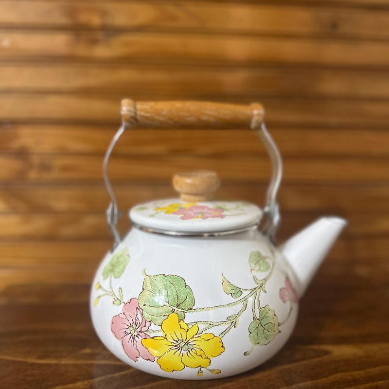 Enamel Tea Pot - Etsy