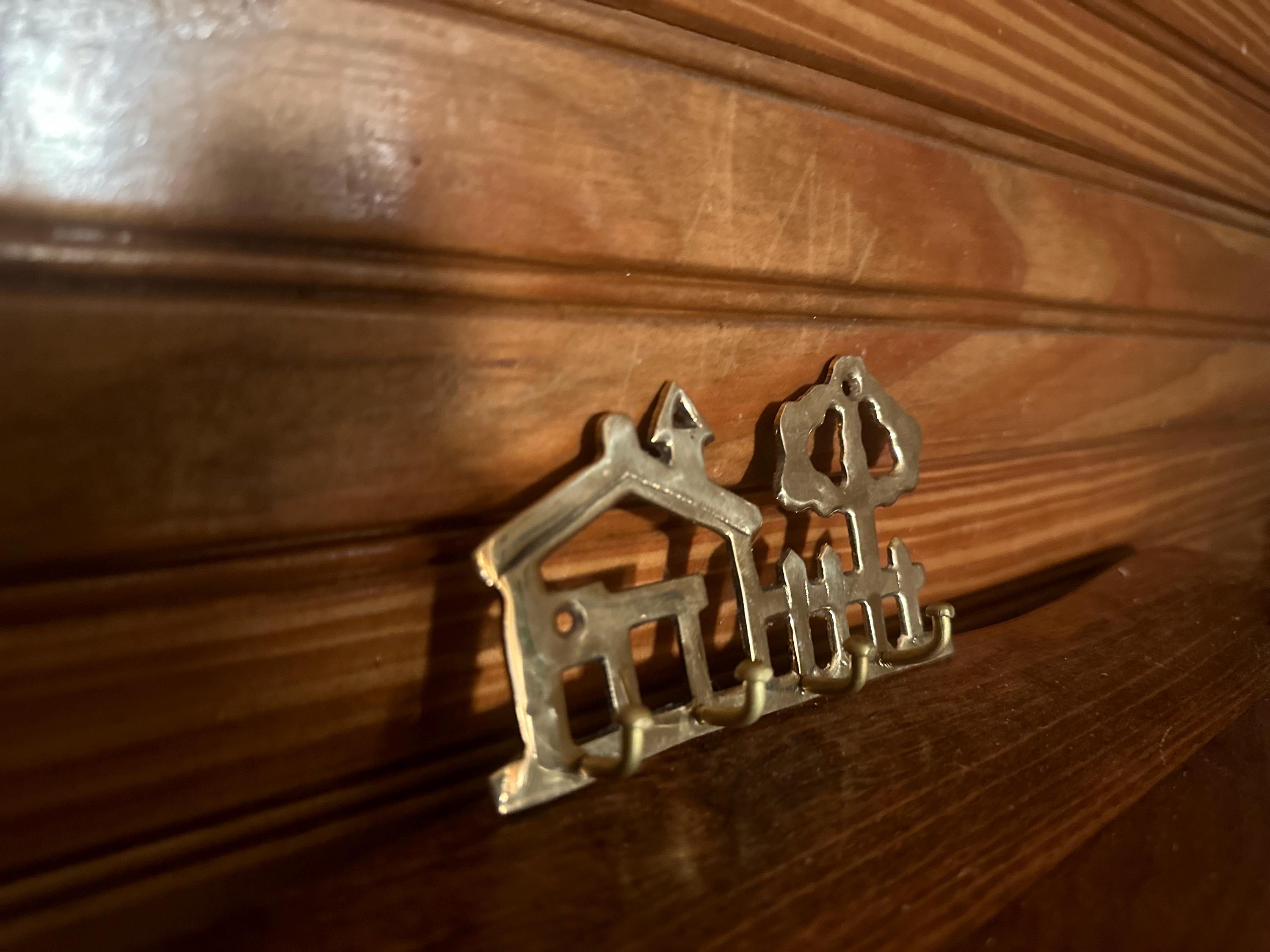 Vintage Mid Century Brass Key Holder - Etsy