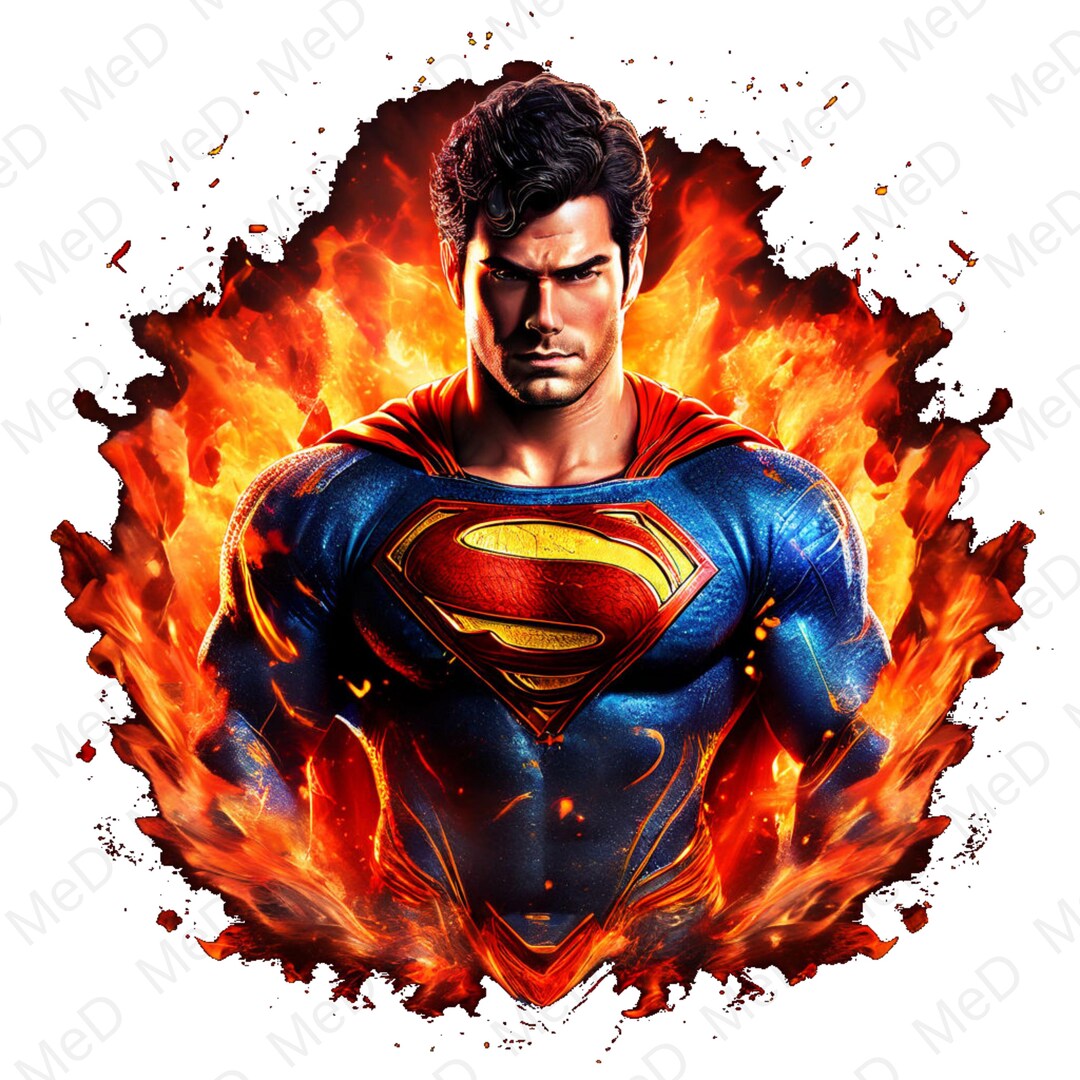 9 PNG Superman, Watercolor and Splash Styles, High Resolution PNG Files ...