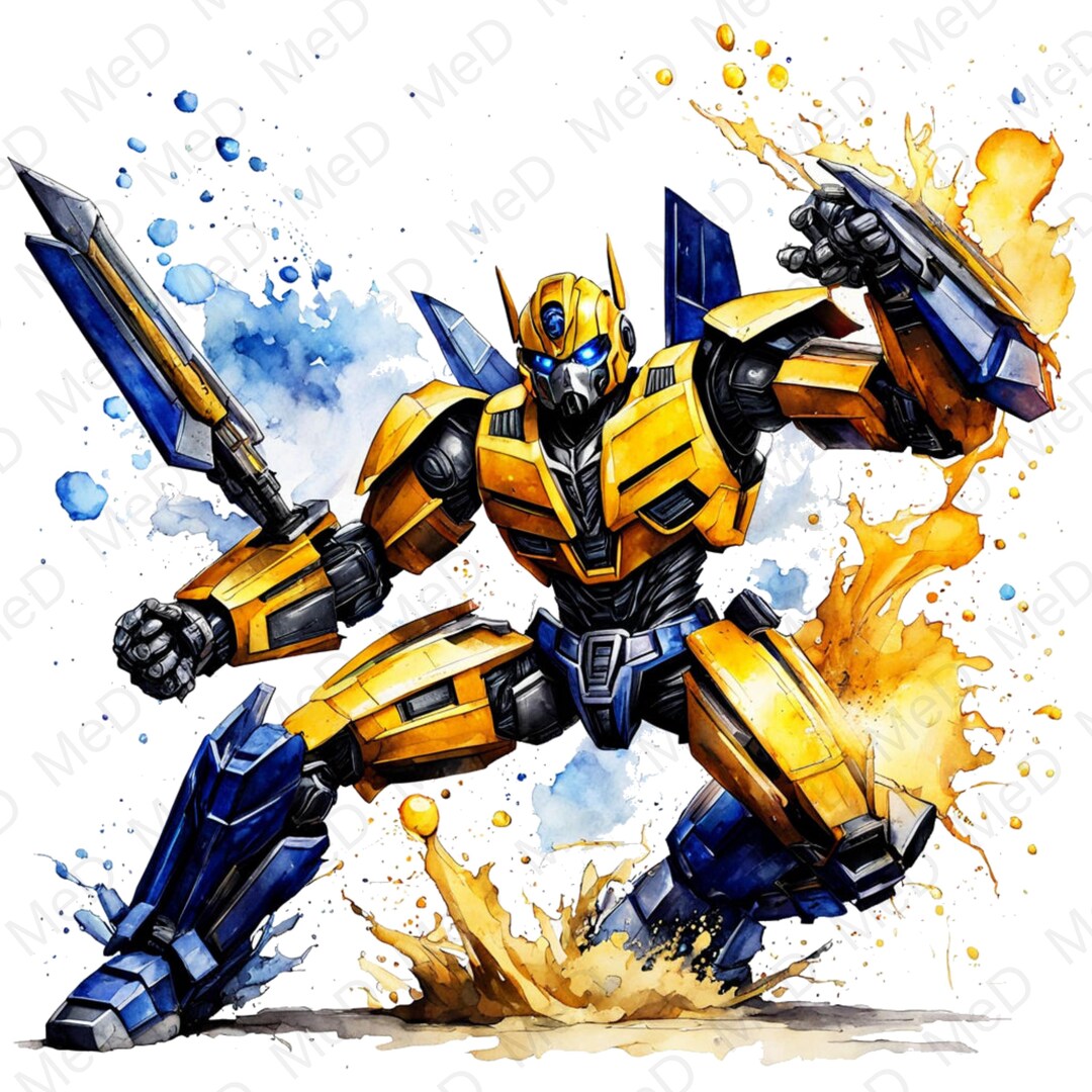 9 PNG Transformers, Watercolor and Splash Styles, High Resolution PNG ...