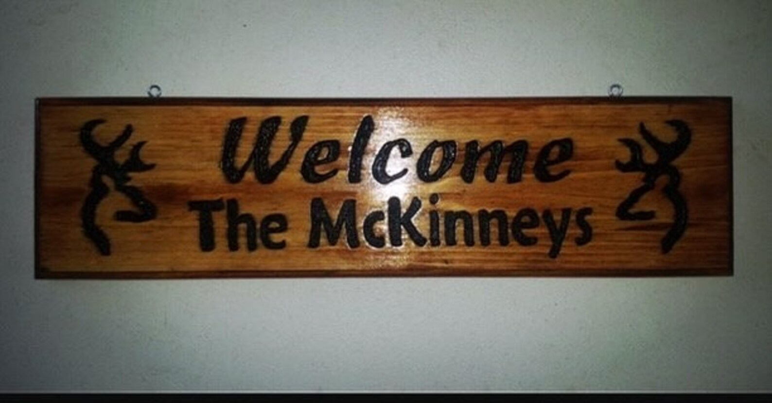 Wall Deror Wood Sign Carved Wood Sign 4x18 Inches Wedding Welcome Wood ...