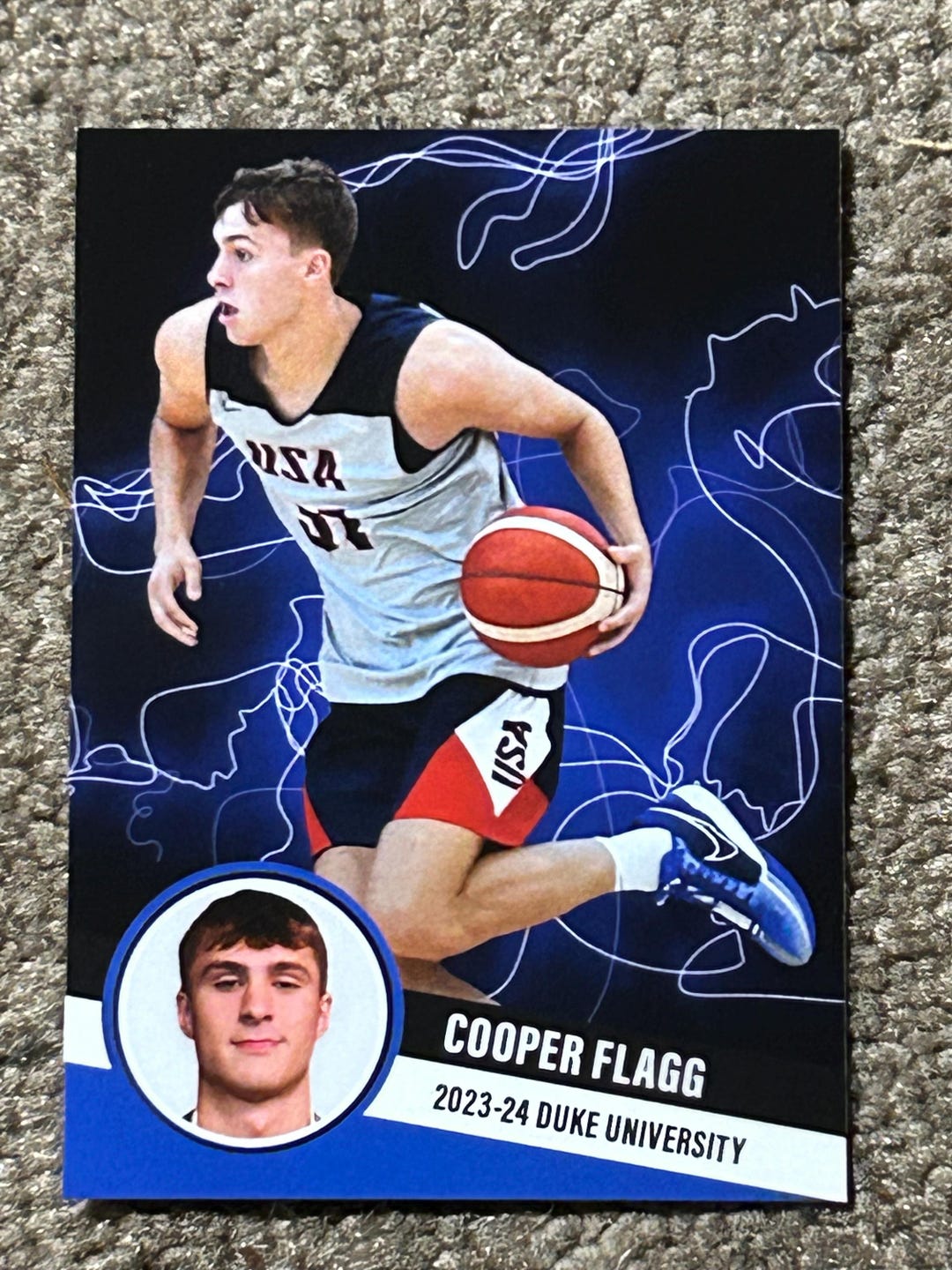 50 Cards Cooper Flagg Electric 2024 Custom Rookie Card Lot Duke Blue Devils. BRAND NEW ...