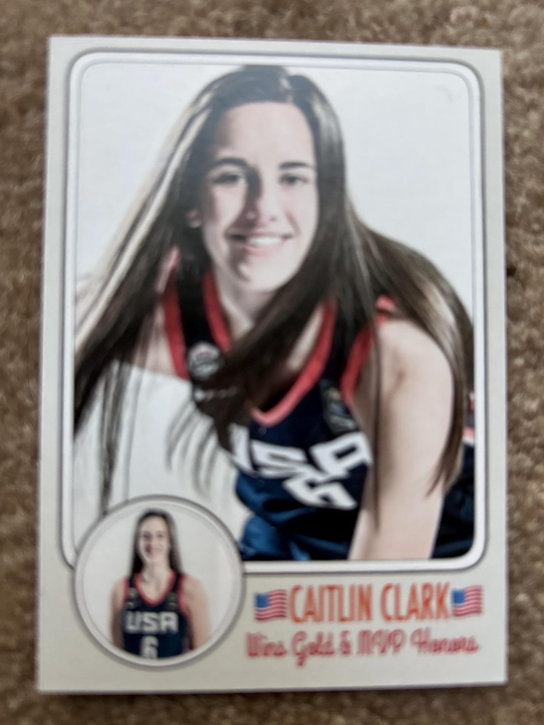 Caitlin Clark Short Print 50 USA Custom Ex-mt Rookie Card - Etsy