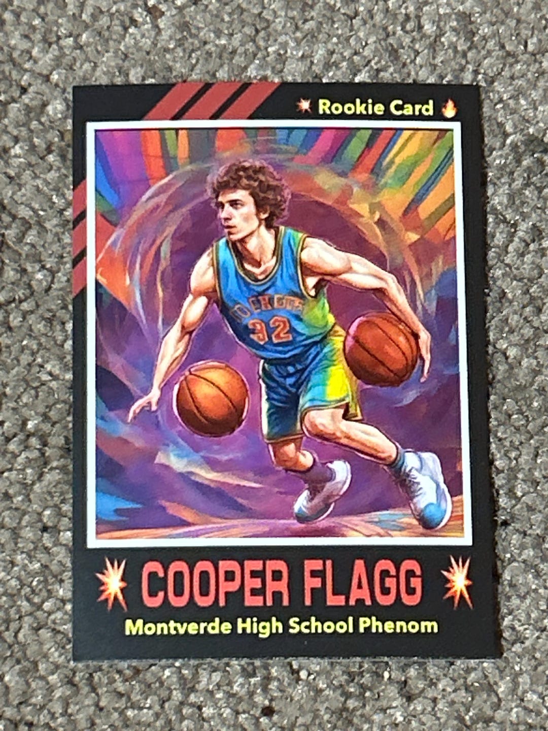 Cooper Flagg Short Print 50 Custom Rookie Card Duke Blue Devils - Etsy