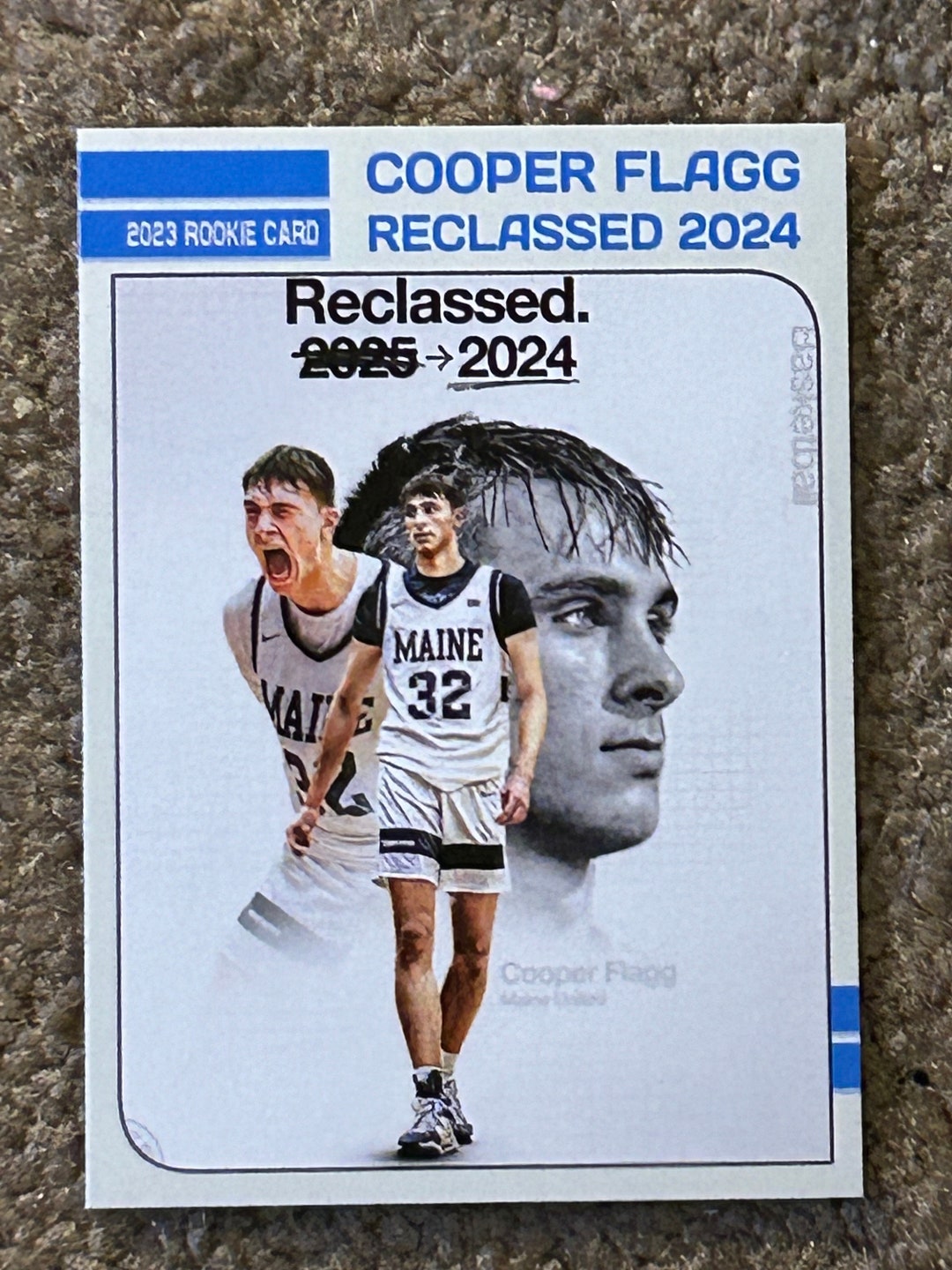 Cooper Flagg Short Print 50 Custom Rookie Card Reclassed 2024 - Etsy