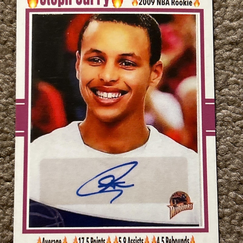A Curry Rookie Card - Etsy