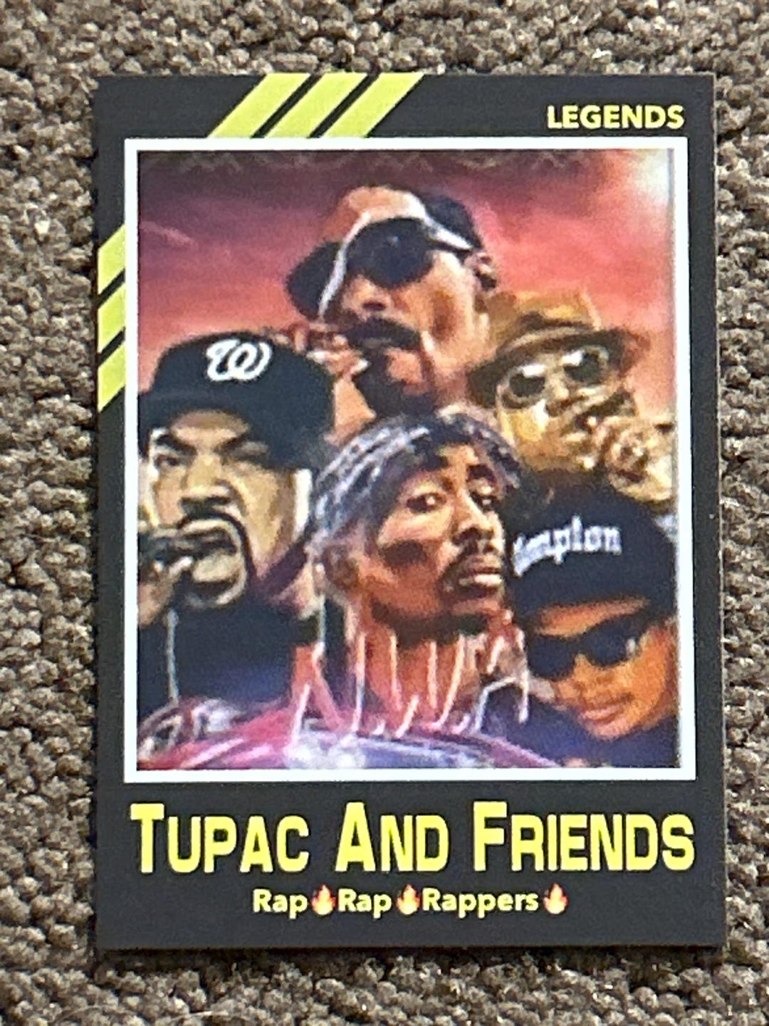 Tupac Shakur and Friends Short Print 50 Ex-mt Rapper Custom Card - Etsy